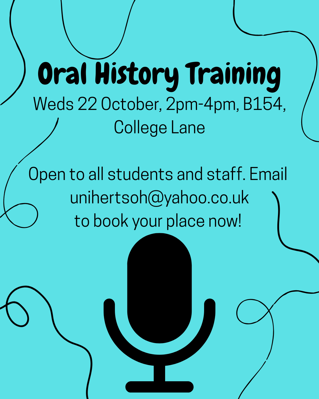 oral history training 22 October | Heritage Hub